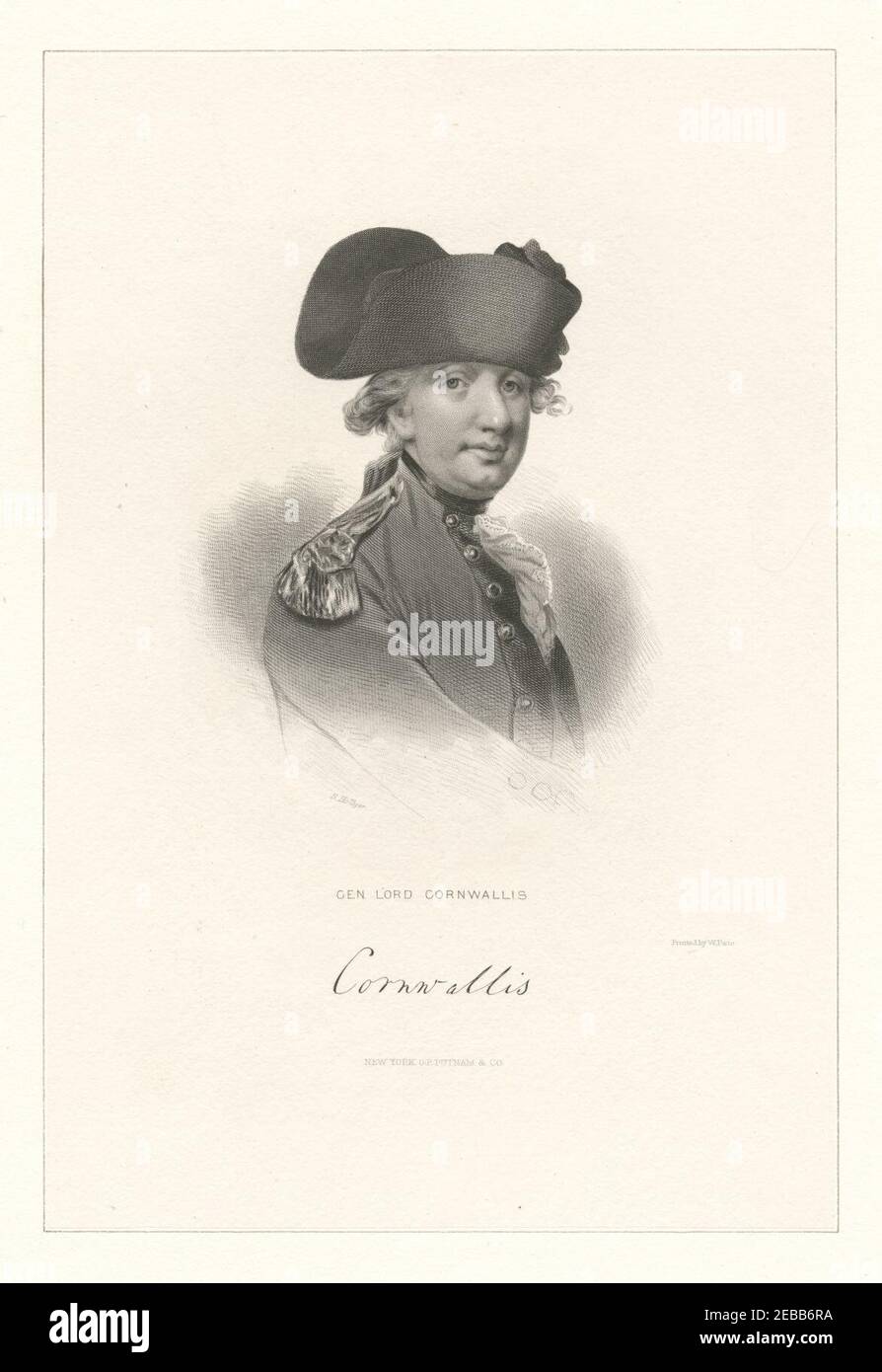 Gen. Lord Cornwallis Stock Photo - Alamy