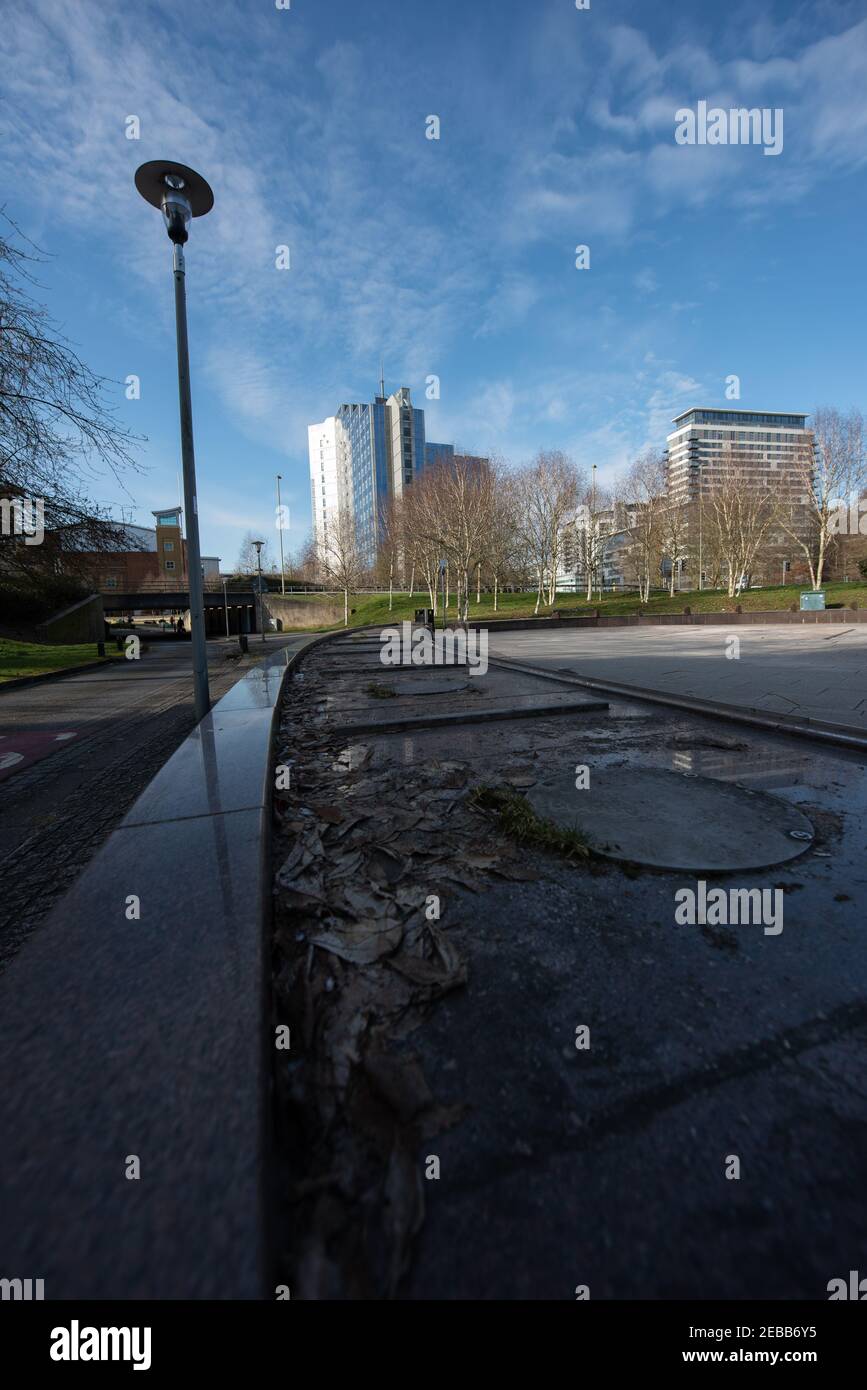 Basingstoke Town centre sky line Stock Photo - Alamy
