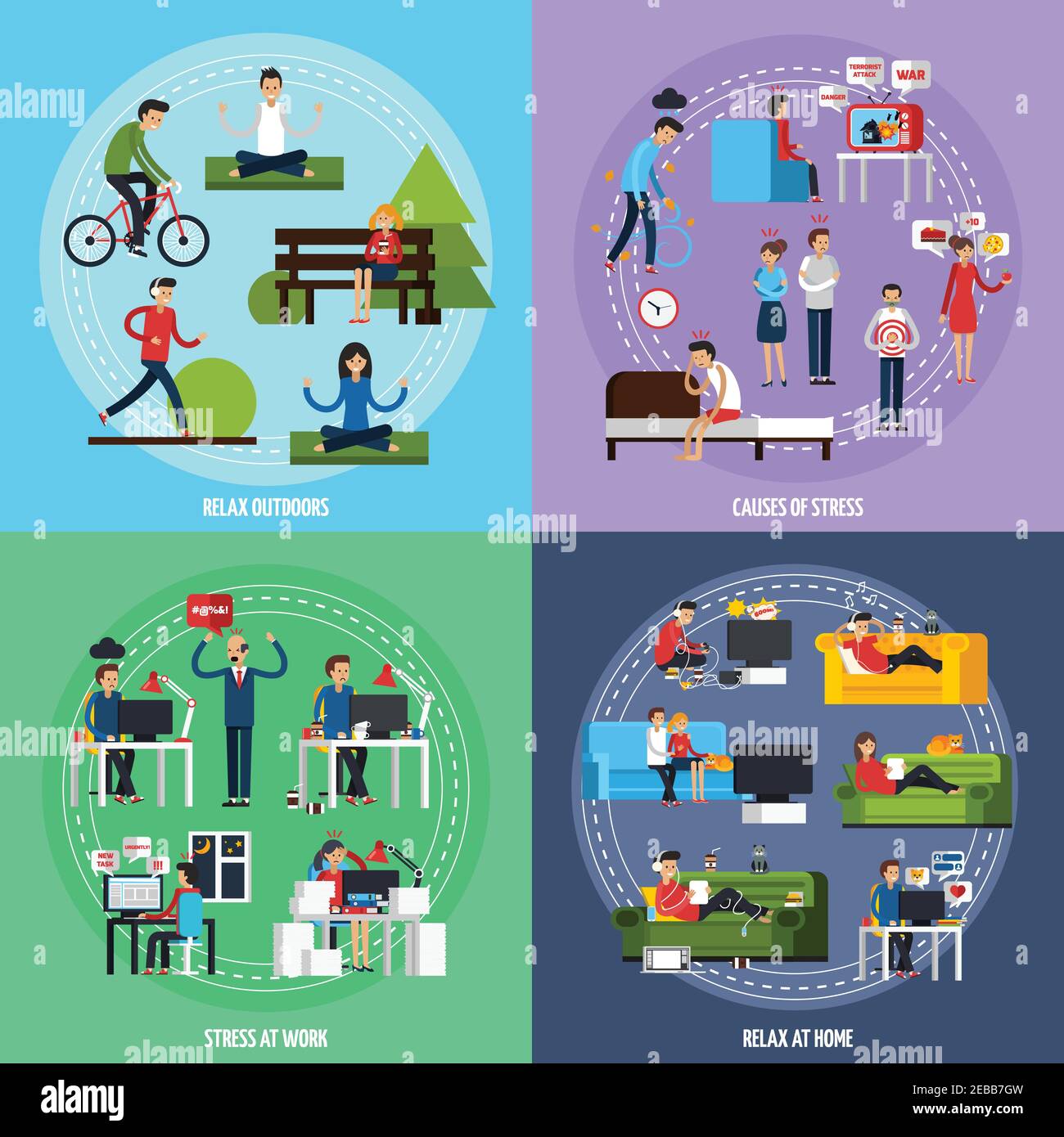 Cause ways Stock Vector Images - Alamy