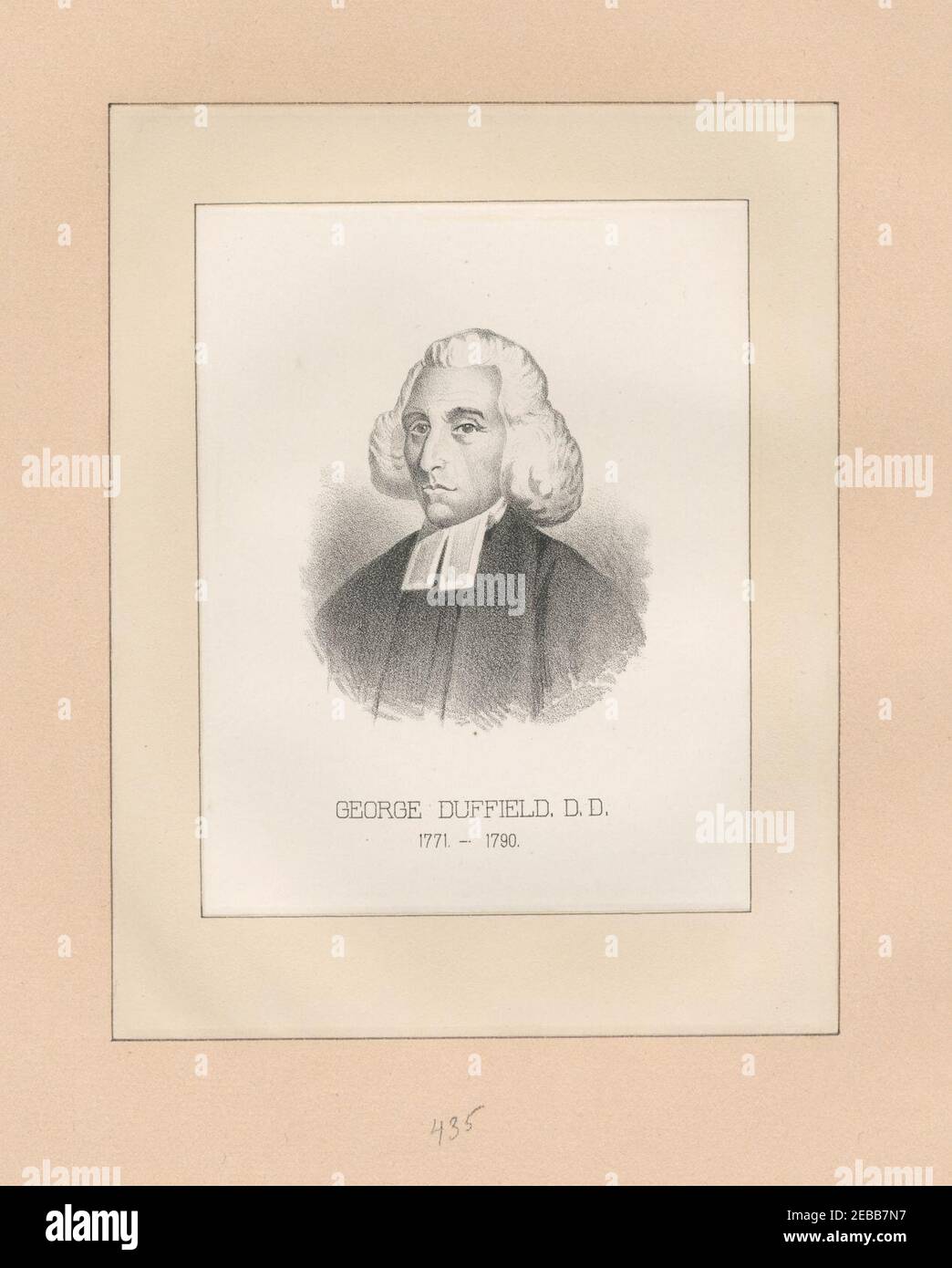 George Duffield D.D Stock Photo - Alamy