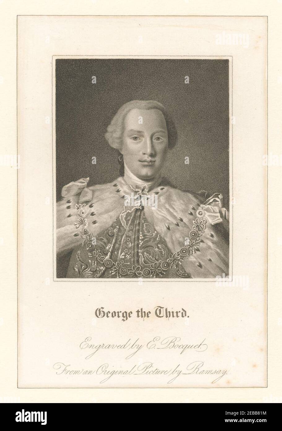 George the Third Stock Photo - Alamy