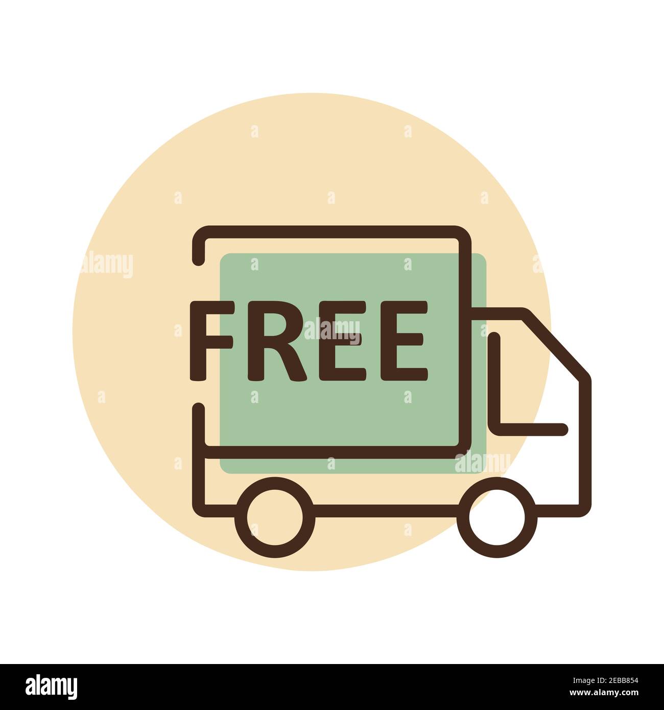 Free shipping icon. E-commerce sign. Graph symbol for your web site ...