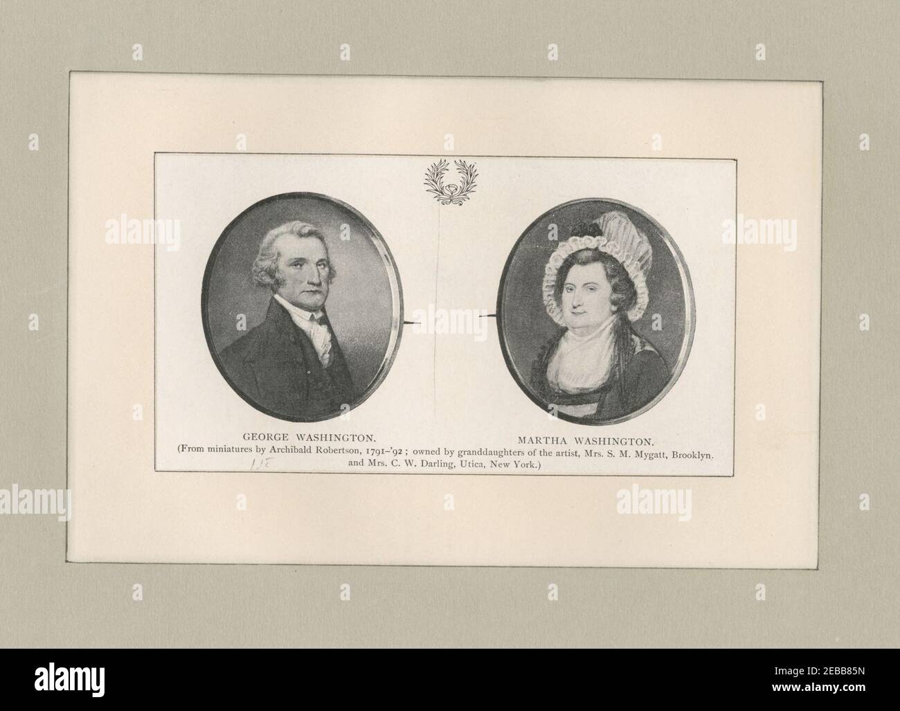 George washington and martha hi-res stock photography and images - Alamy