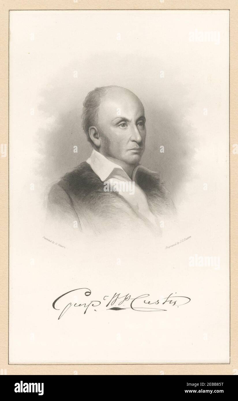 George W.P. Custis Stock Photo - Alamy