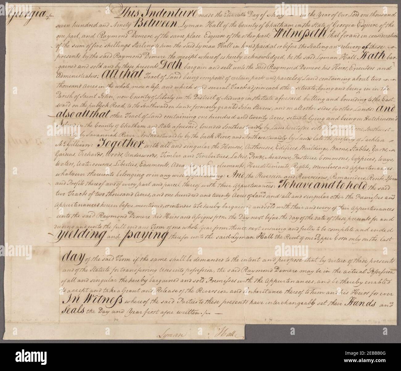 Lyman hall hi-res stock photography and images - Alamy