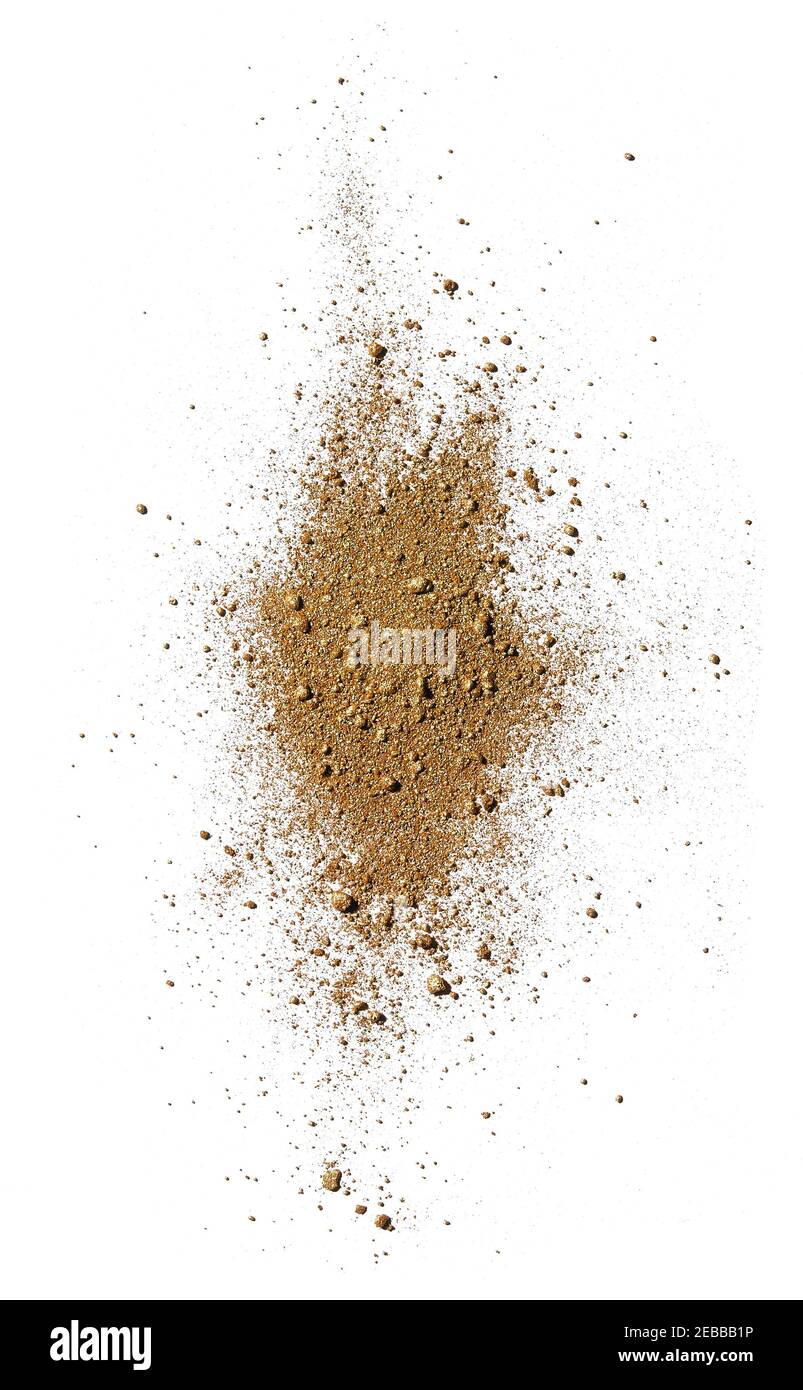 Gold powder splat, crush, pile Stock Photo - Alamy
