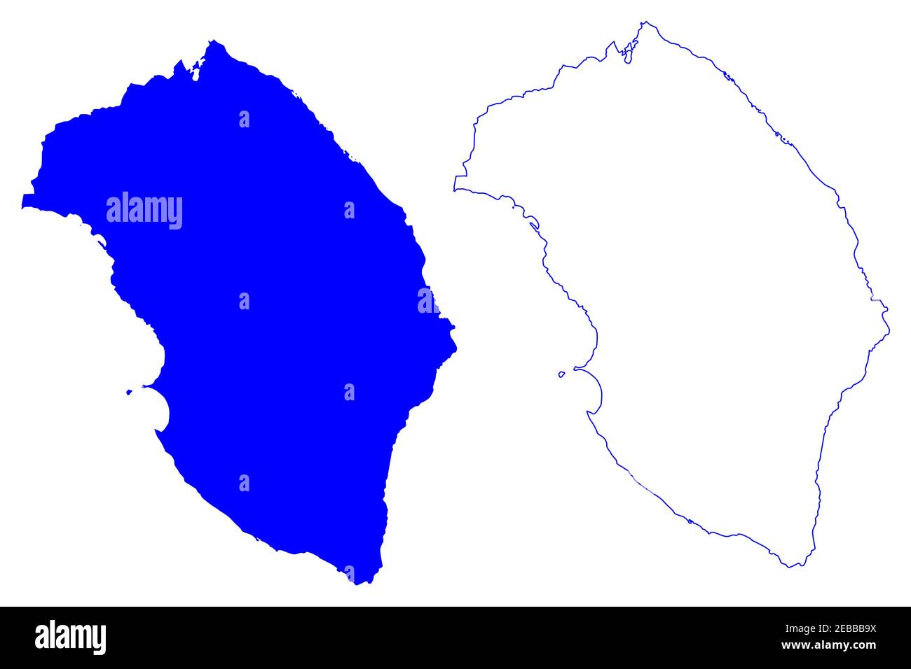 Lecce province (Italy, Italian Republic, Apulia region) map vector ...