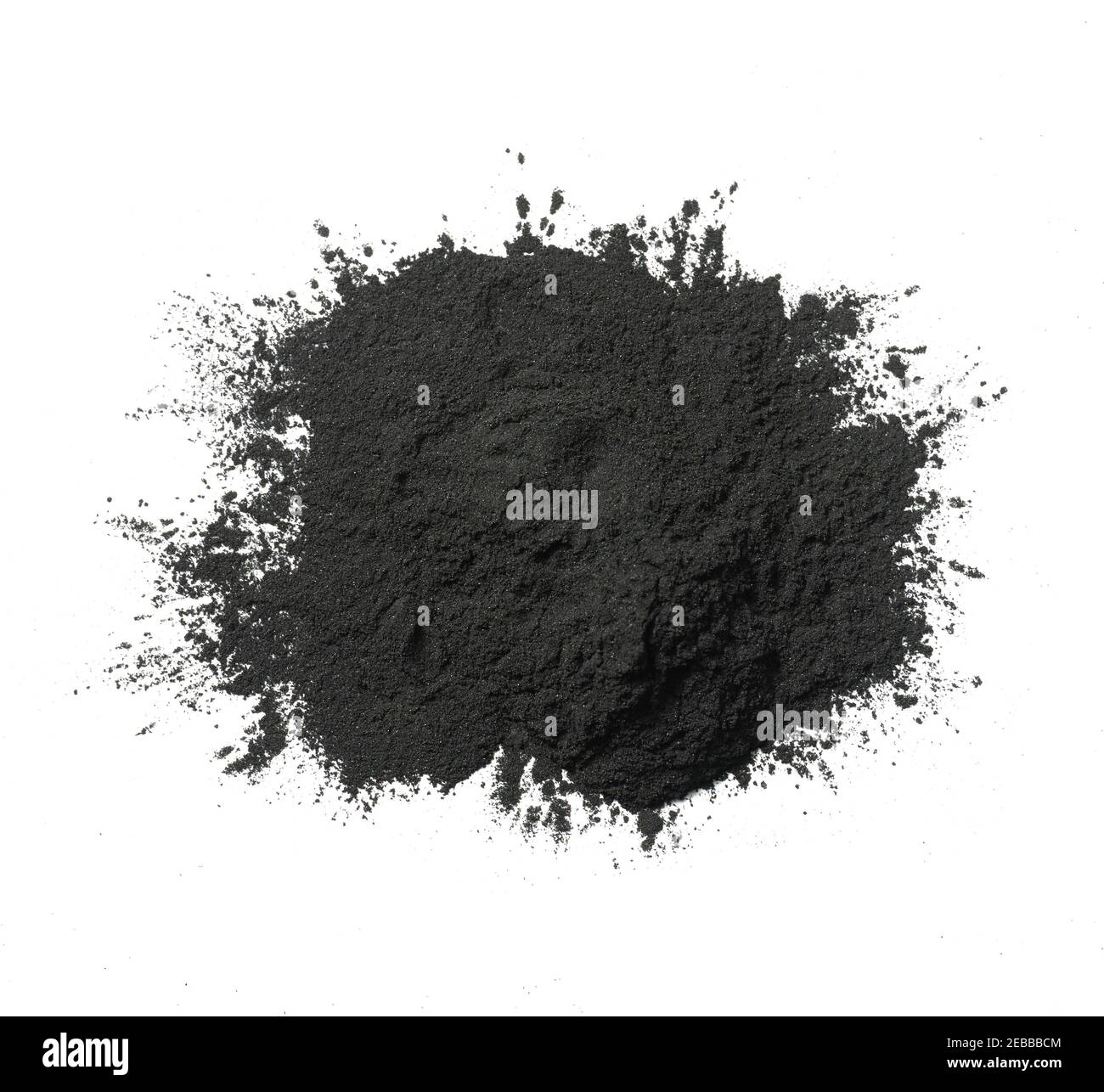 Charcoal powder splat, crush, pile Stock Photo - Alamy
