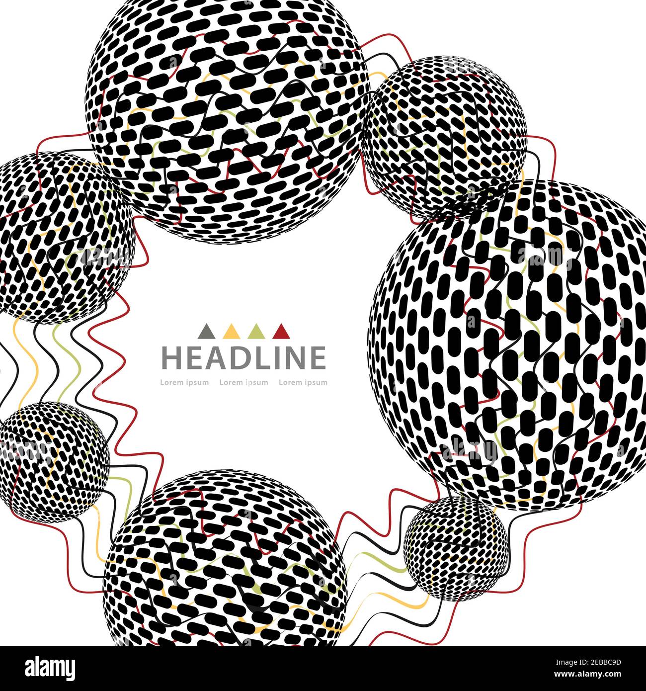 Colorful headline background template Stock Vector Image & Art - Alamy