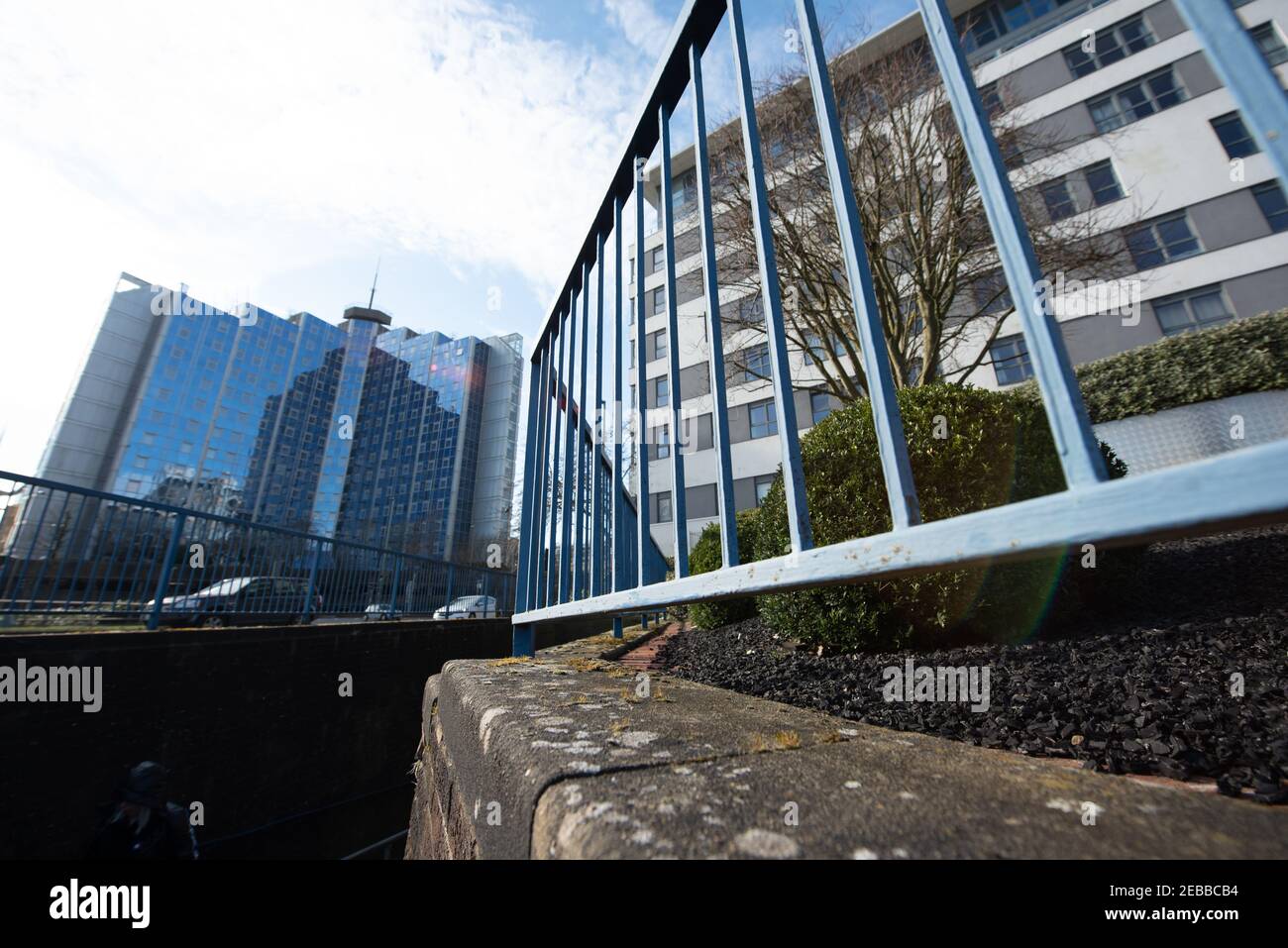Basingstoke Town centre sky line Stock Photo - Alamy