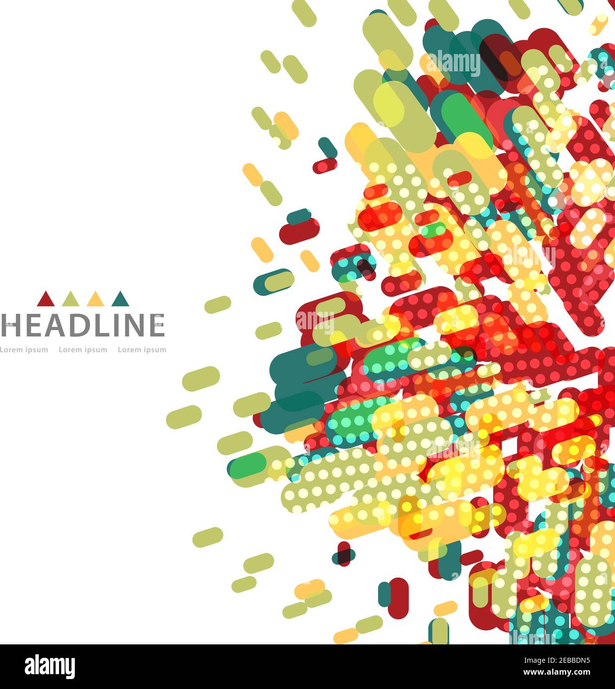 Colorful headline background template Stock Vector Image & Art - Alamy