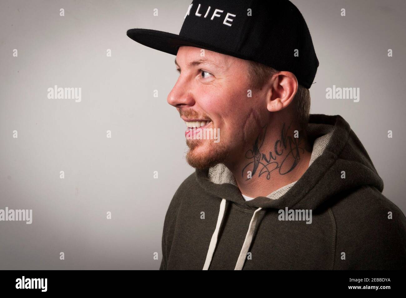 Portrait of rapper Professor Green Stock Photo - Alamy