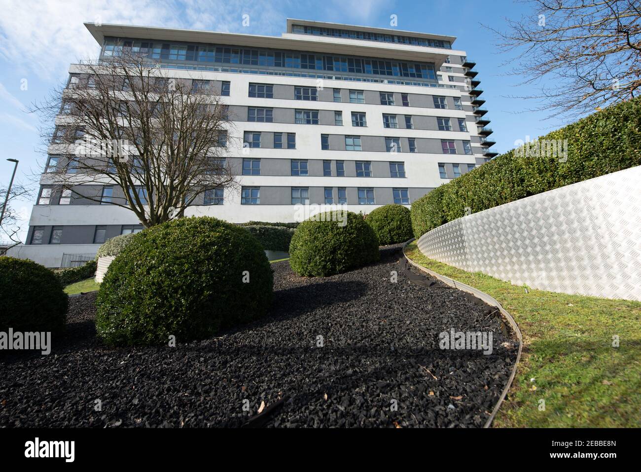 Basingstoke Town centre sky line Stock Photo - Alamy