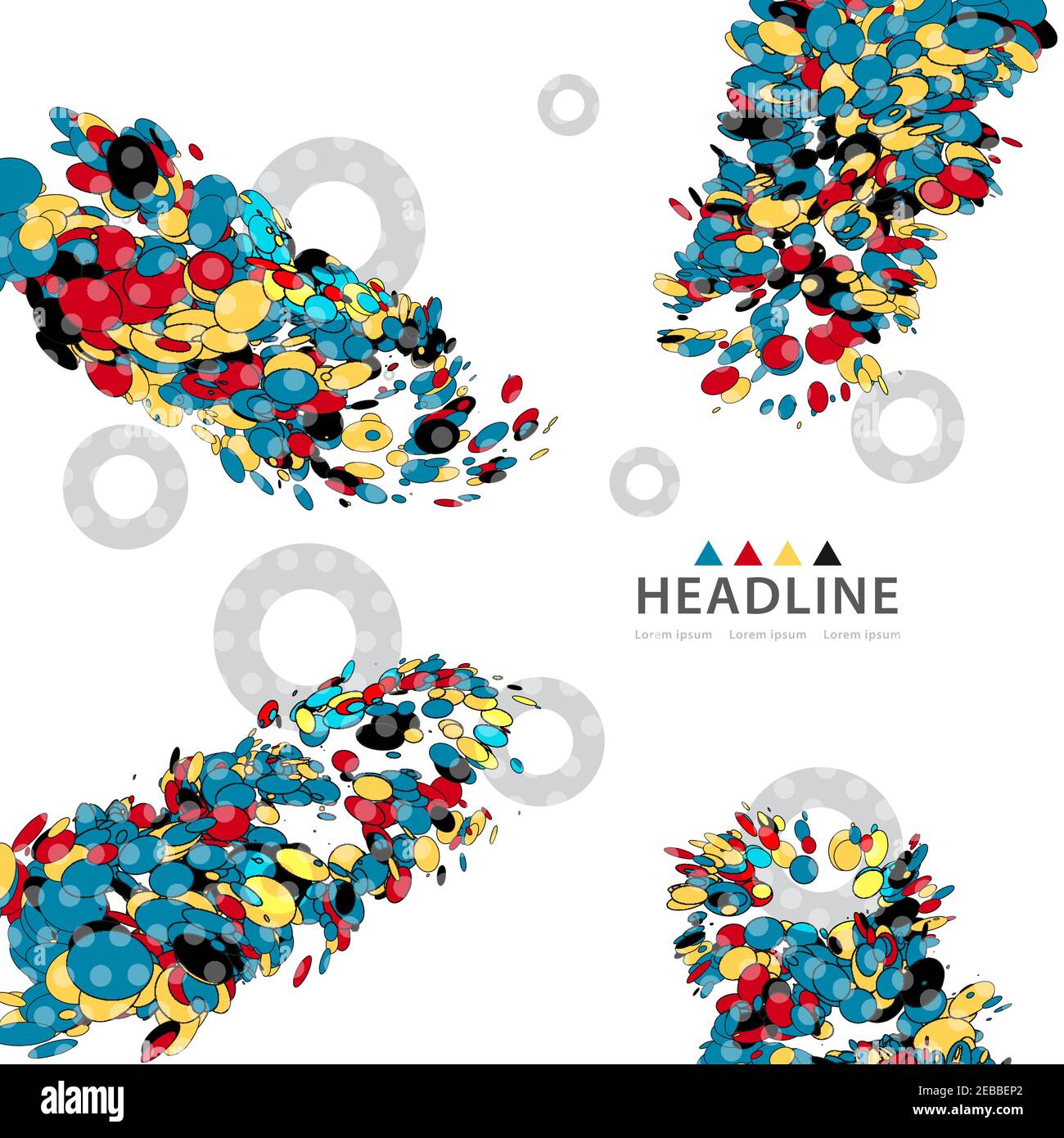 Colorful headline background template Stock Vector Image & Art - Alamy