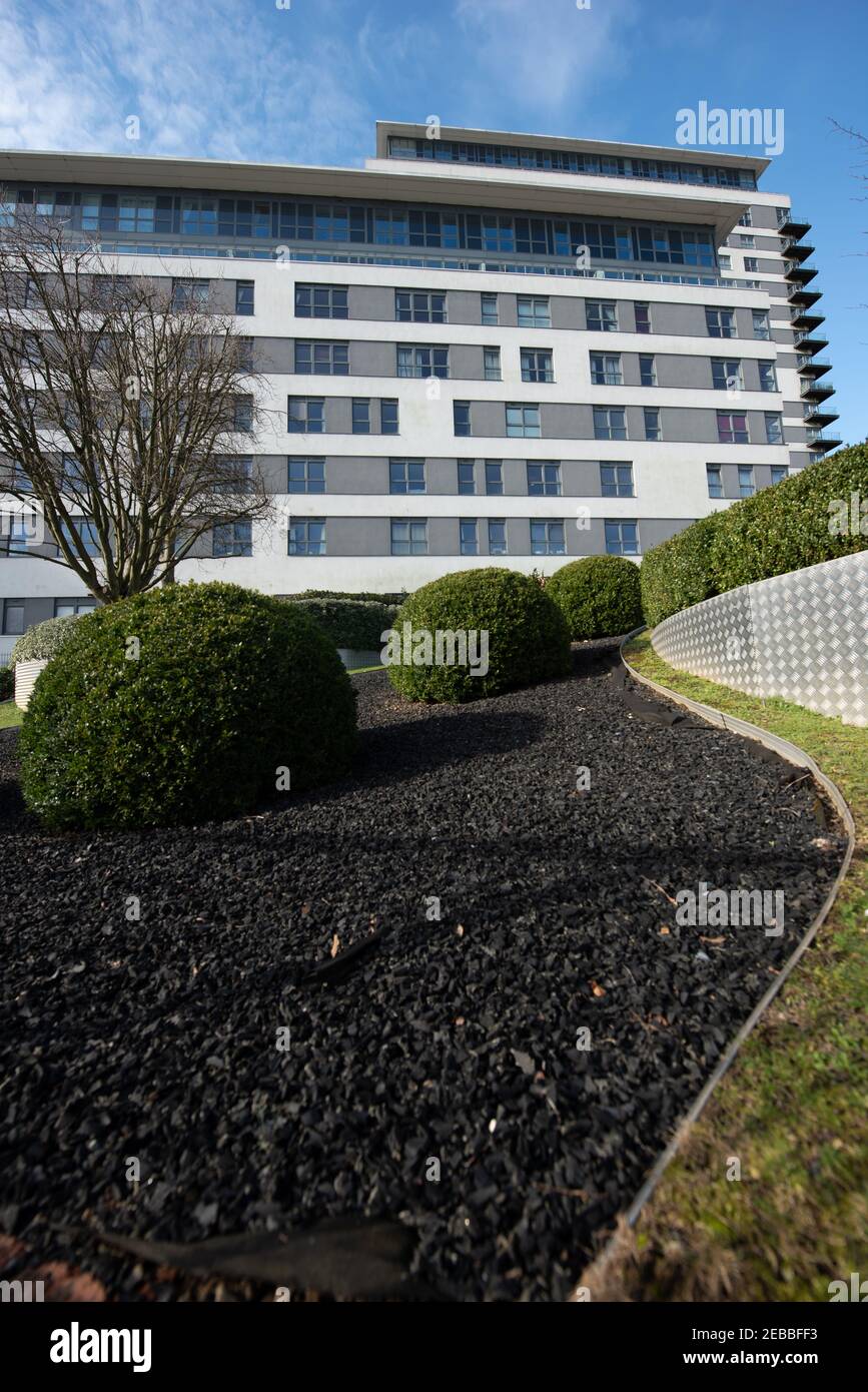 Basingstoke Town centre sky line Stock Photo - Alamy