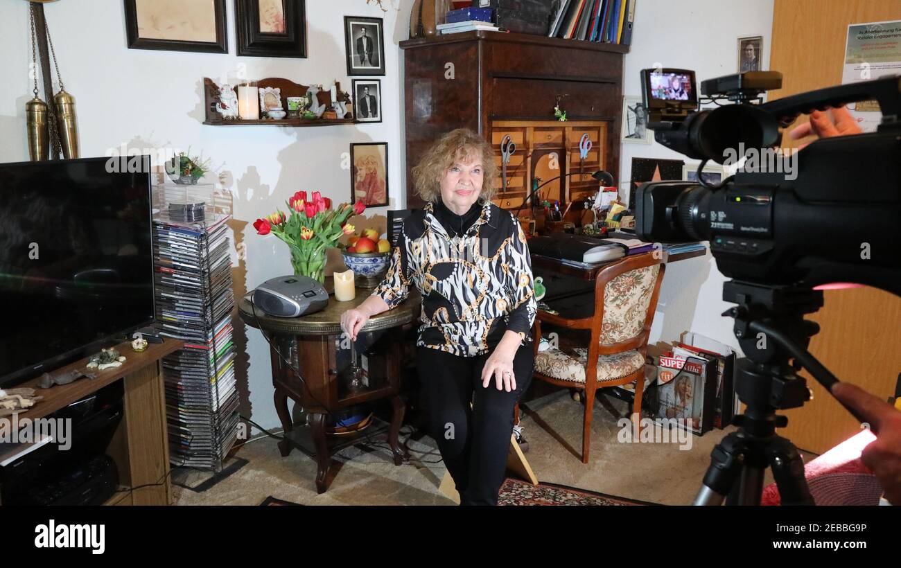 Urte Blankenstein bei der Aufzeichnung der Fernsehsendung zum 100 ...