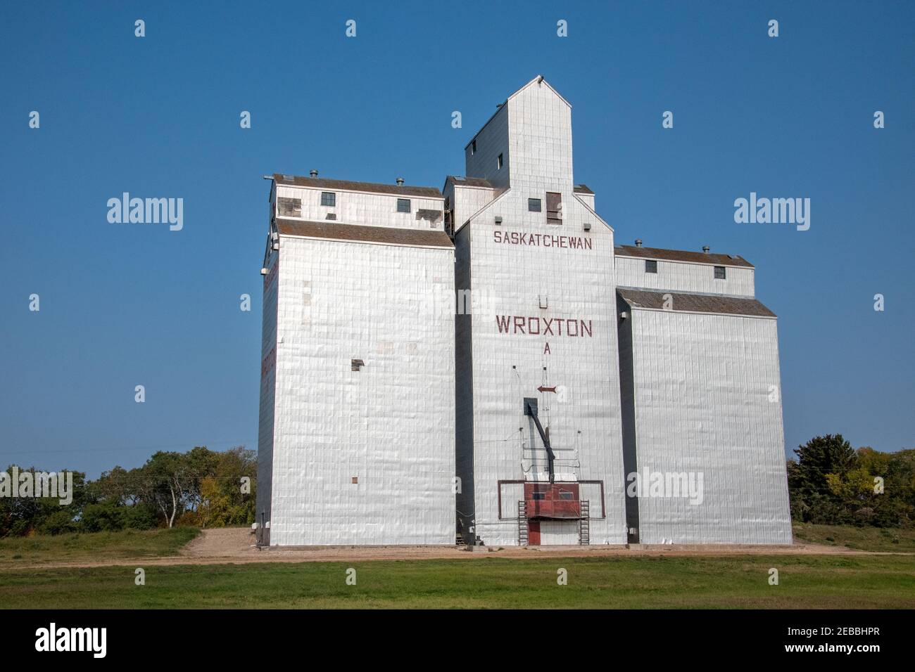 Grain Elevator, Wroxton, Saskatchewan, Canada Stock Photo - Alamy