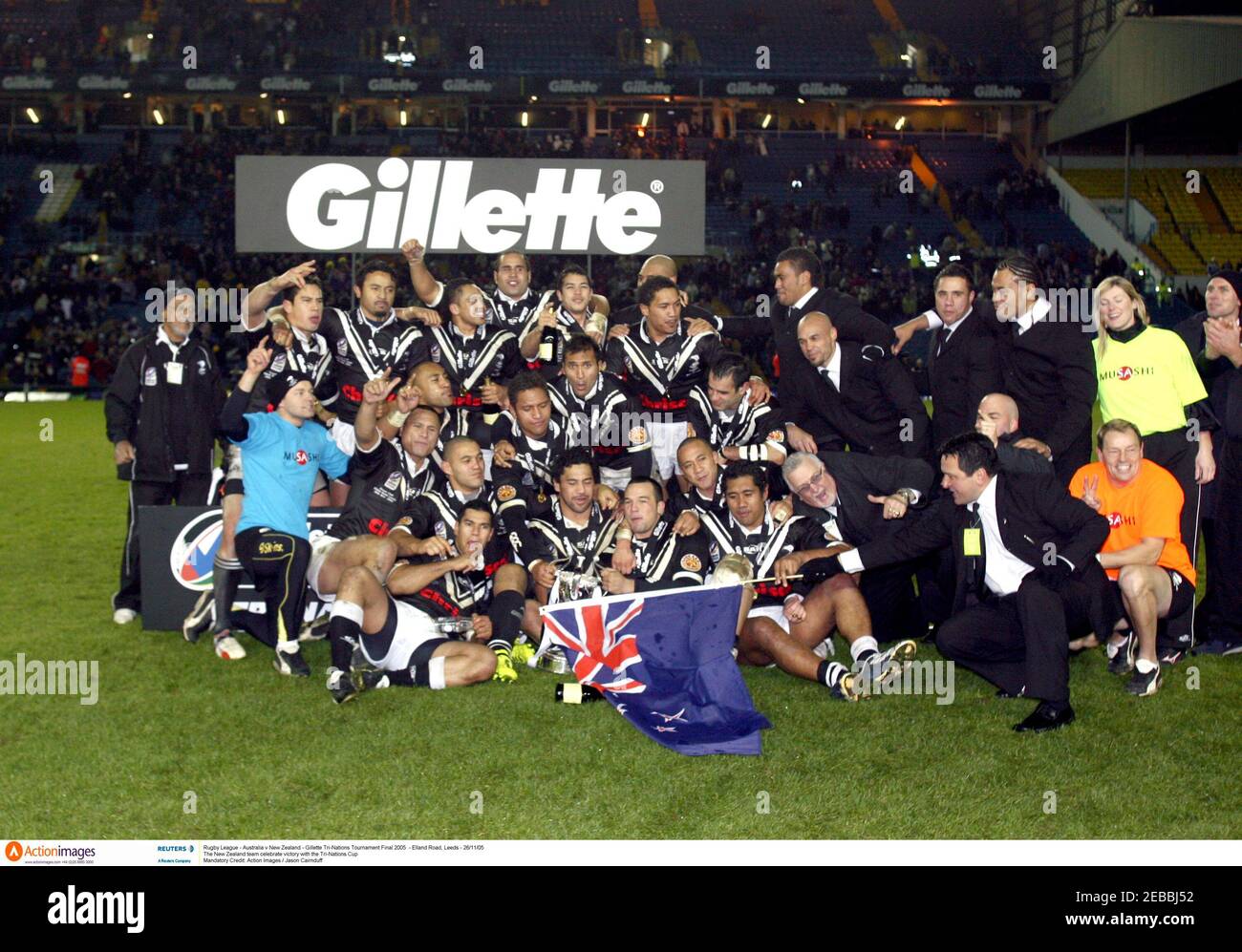 Rugby league gillette tri nations australia v new zealand hi-res stock ...