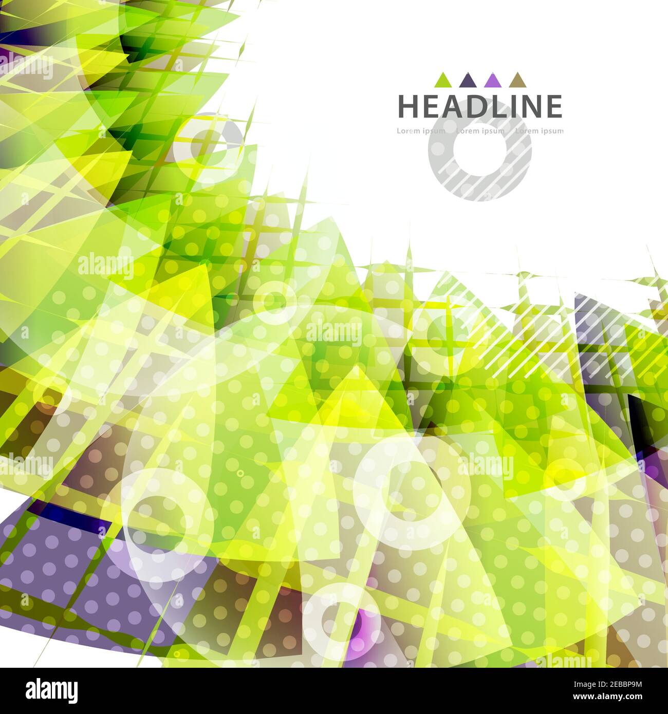 Colorful headline background template Stock Vector Image & Art - Alamy