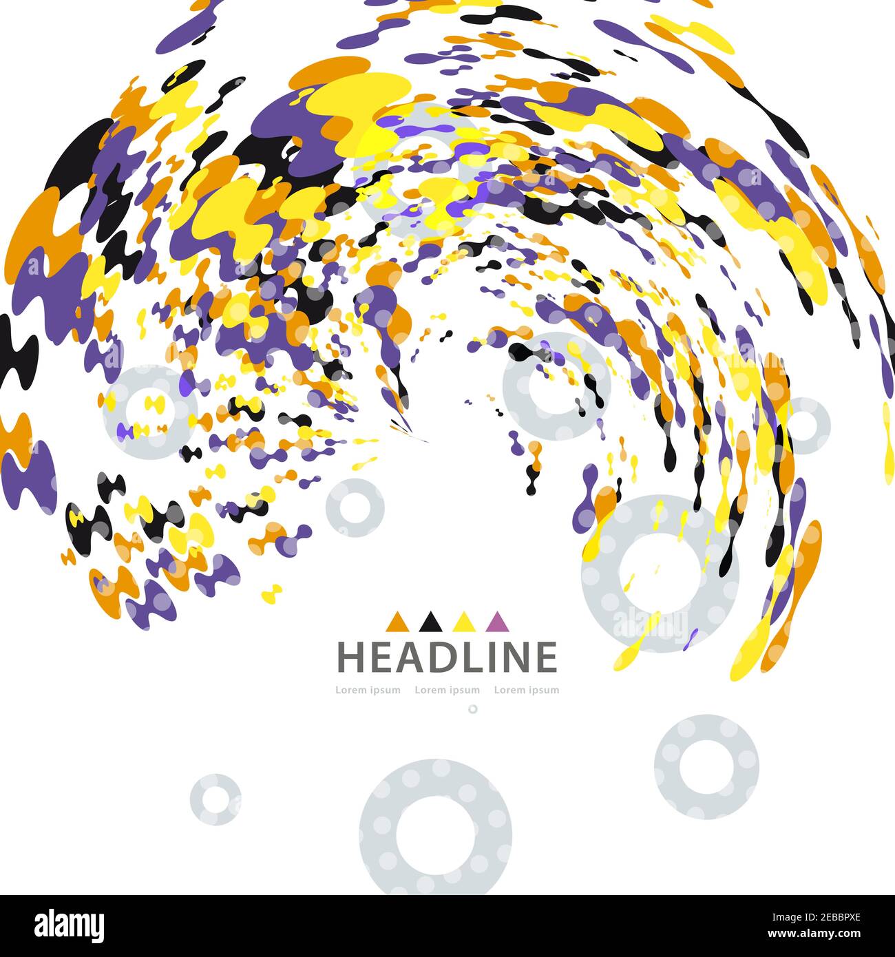 Colorful headline background template Stock Vector Image & Art - Alamy