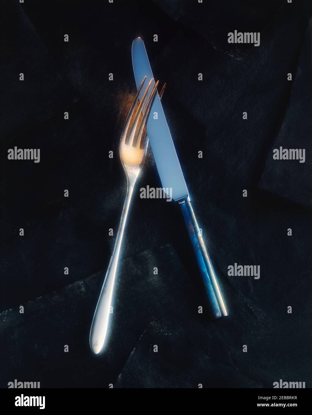 knife and fork Stock Photo - Alamy