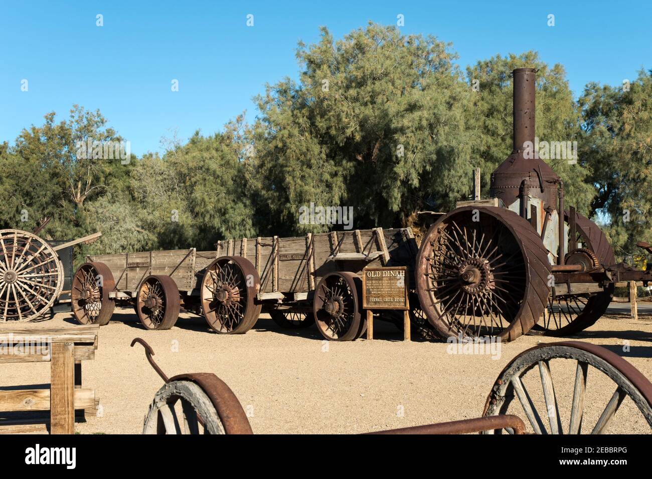The Borax Mining Museum at the Ranch at Death Valley, the National Park ...