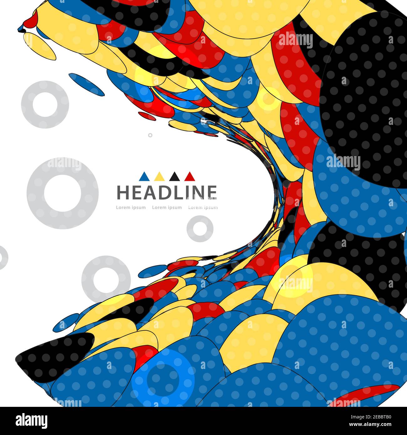 Colorful headline background template Stock Vector Image & Art - Alamy