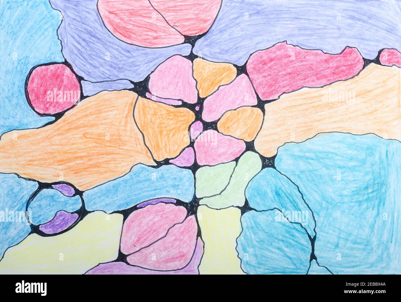 Neurographic drawing hi-res stock photography and images - Alamy