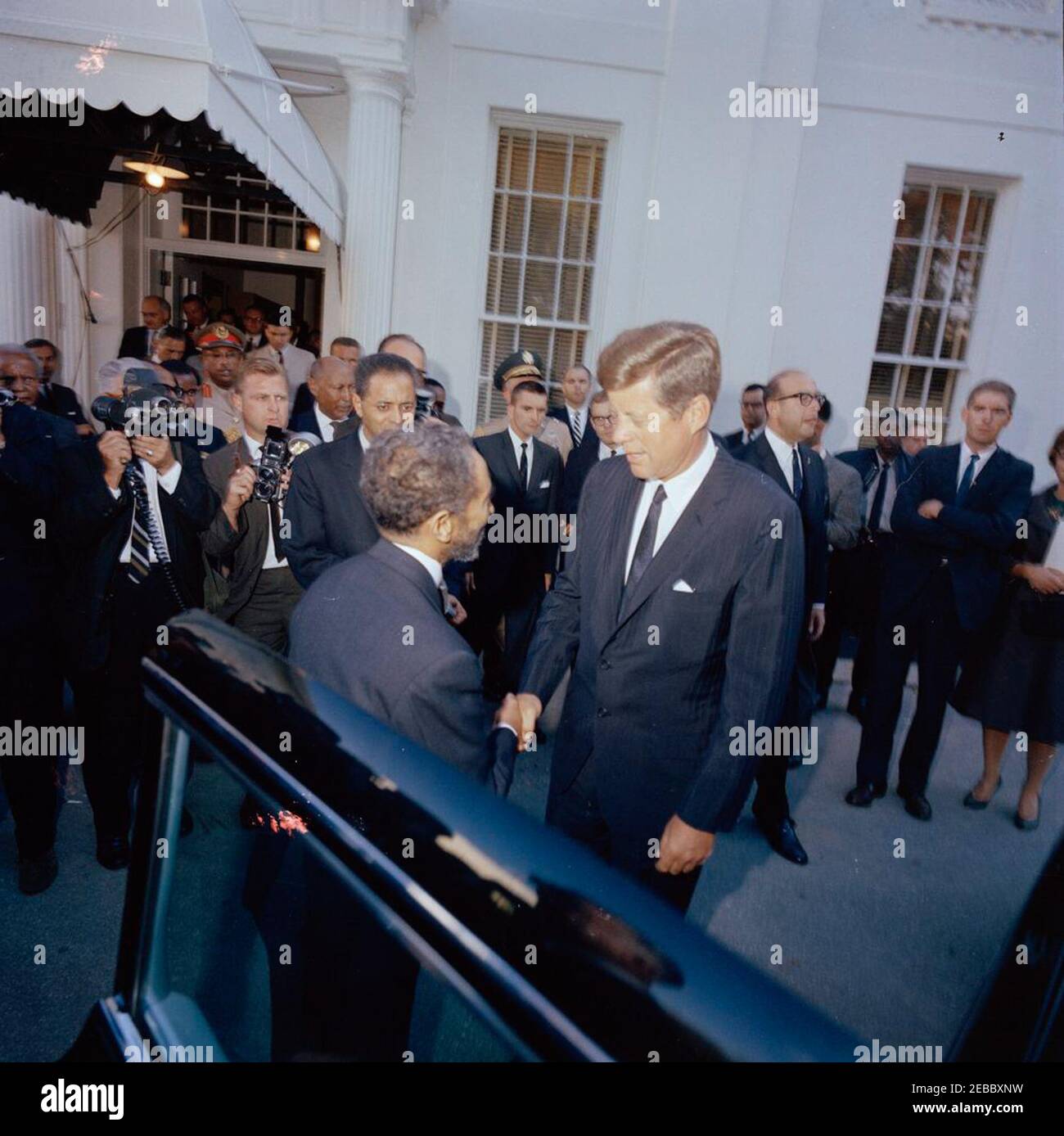 Meeting with Haile Selassie I, Emperor of Ethiopia, 4:00PM. President ...