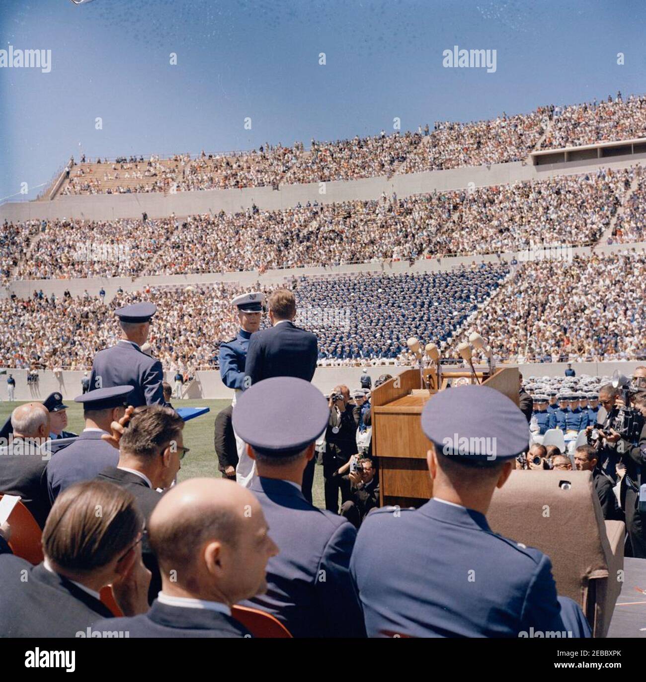 Trip to Western States: President Kennedy at U.S. Air Force (USAF ...