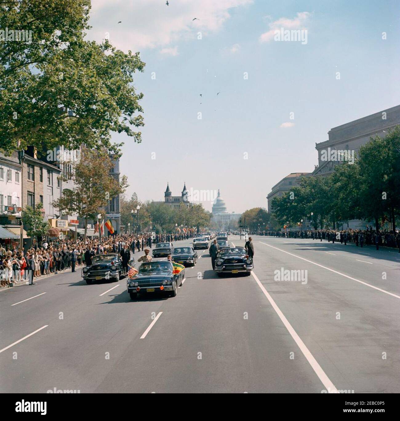 Arrival ceremony for Haile Selassie I, Emperor of Ethiopia, 12:00PM ...