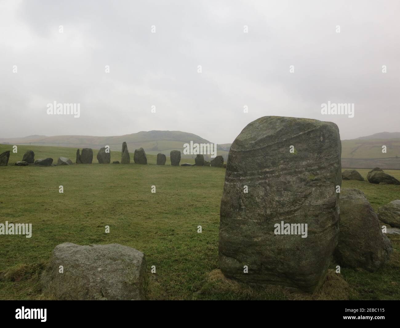 Swinside stone circle. 21 December 2012 end of the World Winter ...