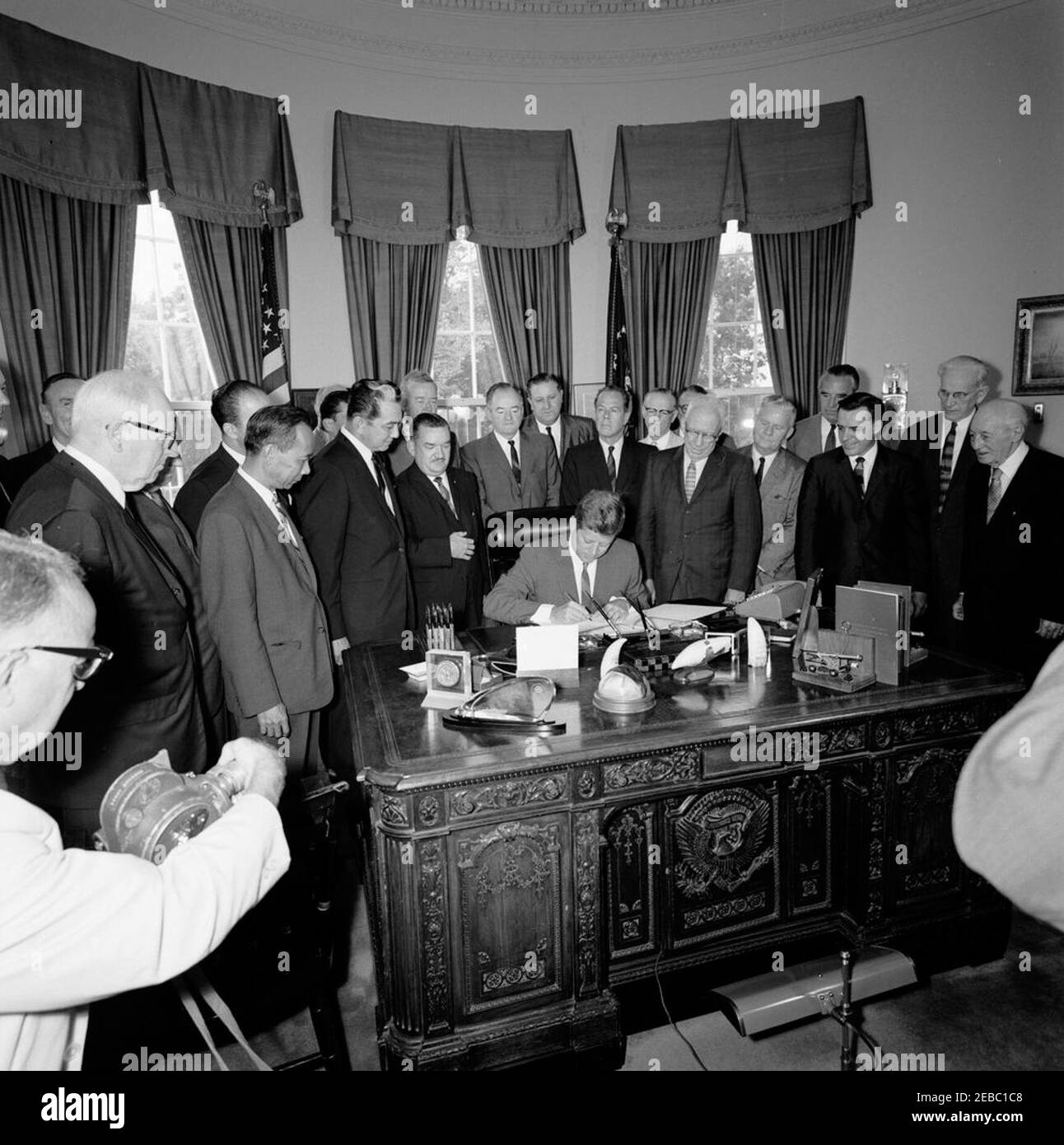 Bill signing u2013 H.R. 11721, The Philippines War Damage Claims Bill ...