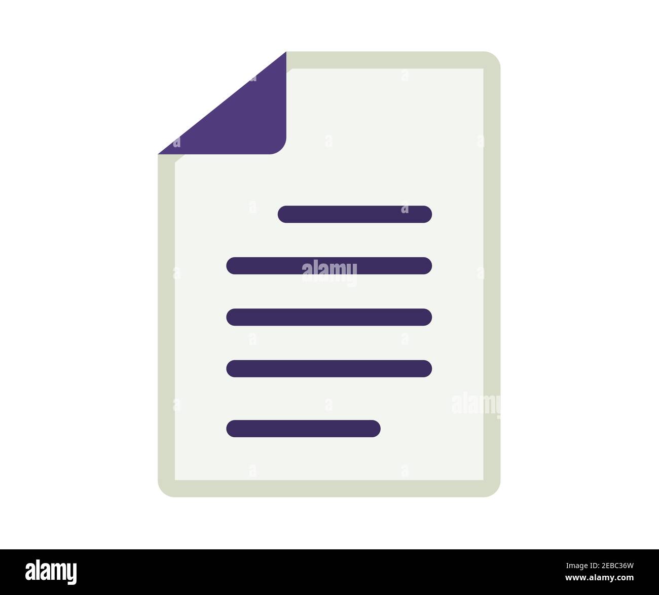 paper document file single isolated icon with flat style vector design ...
