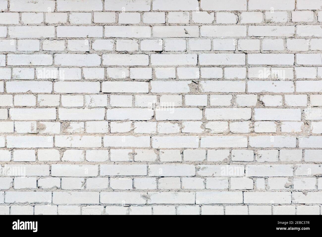 Wall of white bricks as a background Stock Photo - Alamy