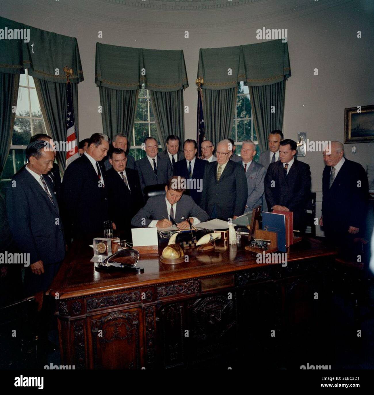 Bill signing u2013 H.R. 11721, The Philippines War Damage Claims Bill ...