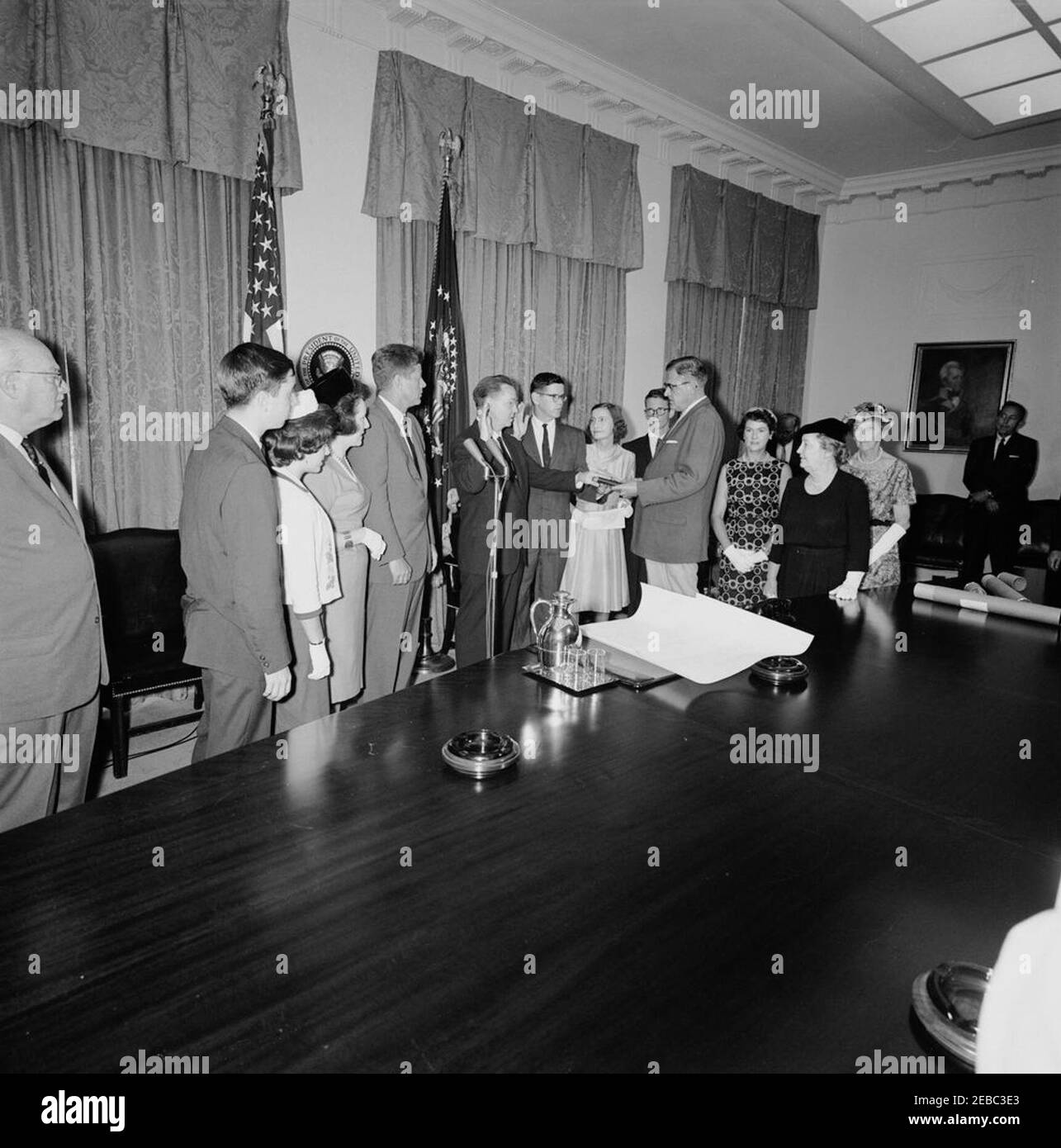 Swearing-in ceremony, James Ramey u0026 John Palfrey, Members of Atomic ...