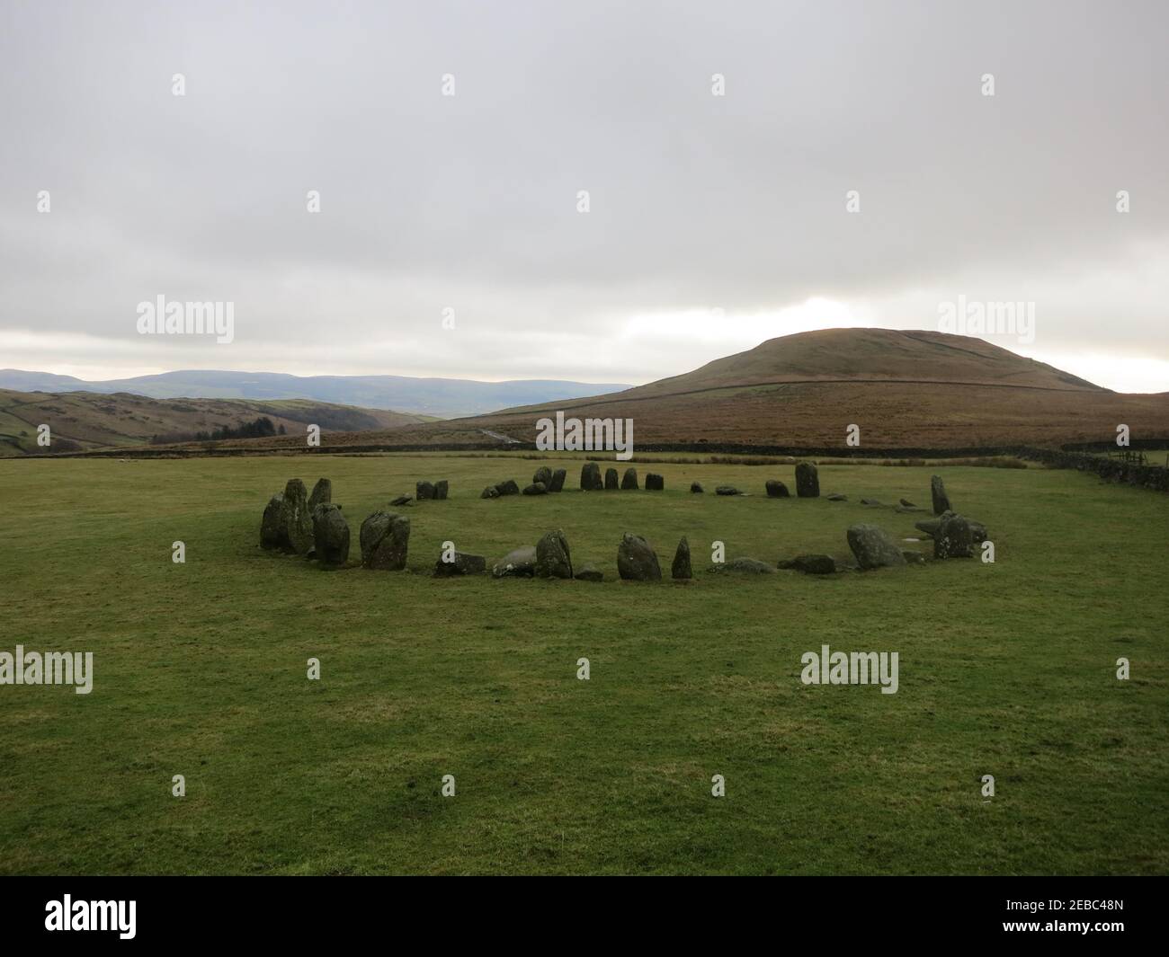 Swinside stone circle. 21 December 2012 end of the World Winter ...