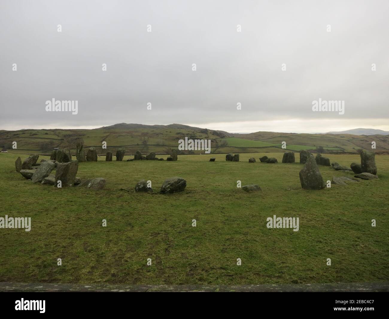 Swinside stone circle. 21 December 2012 end of the World Winter ...
