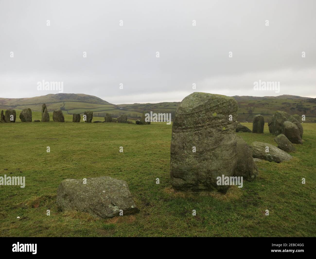 Swinside stone circle. 21 December 2012 end of the World Winter ...