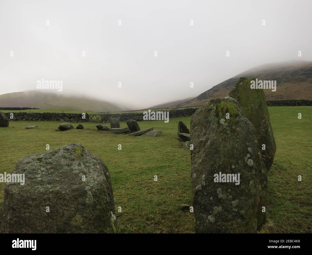Swinside stone circle. 21 December 2012 end of the World Winter ...