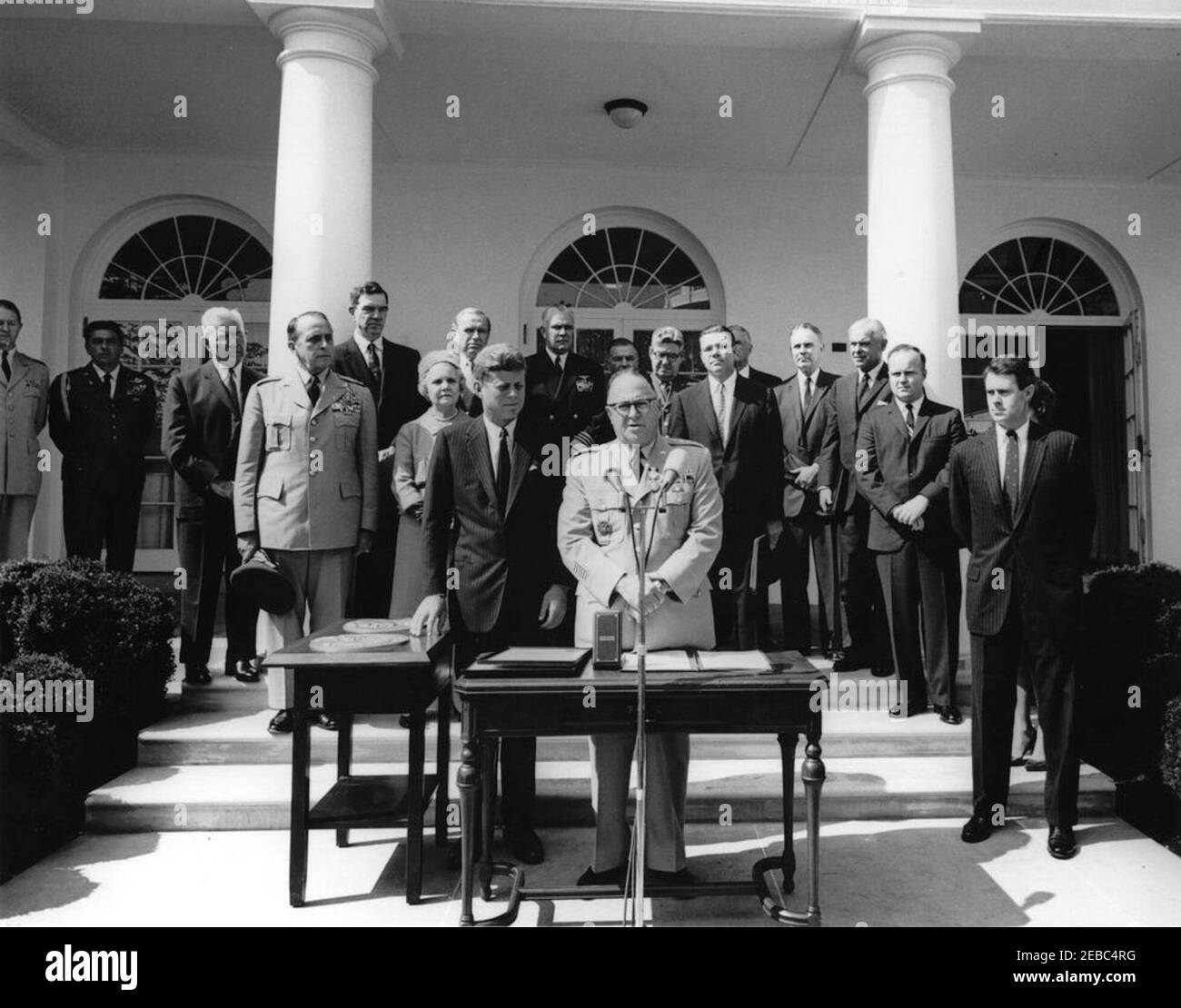 Presentation of the Distinguished Service Medal to Gen. George H ...