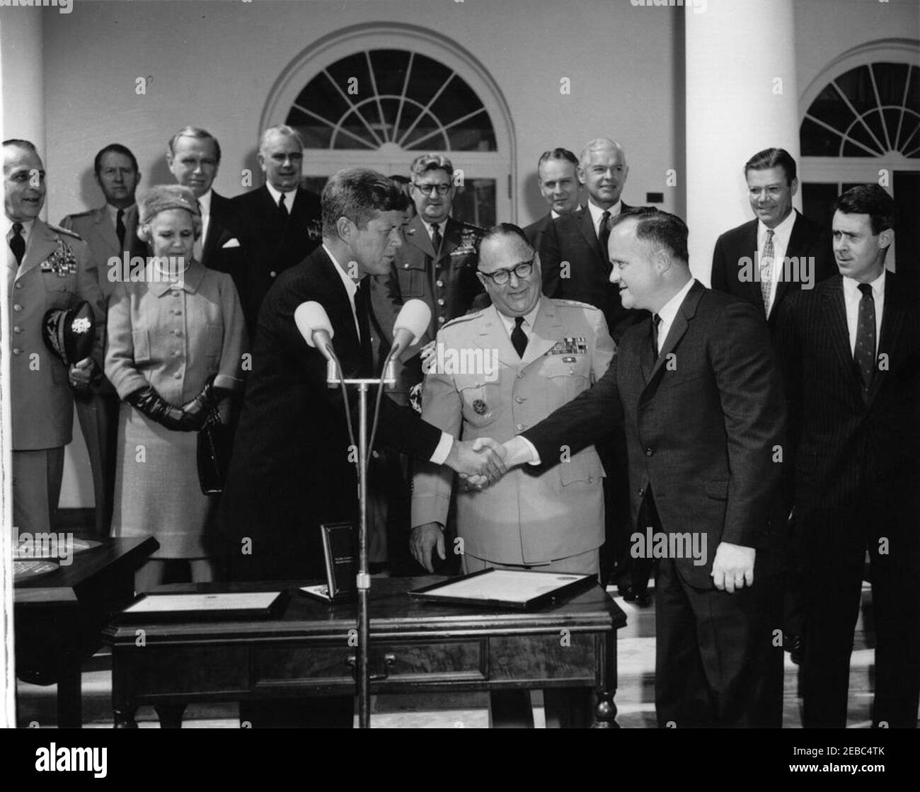 Presentation of the Distinguished Service Medal to Gen. George H ...