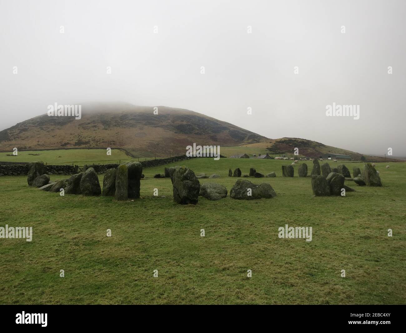 Swinside stone circle. 21 December 2012 end of the World Winter ...