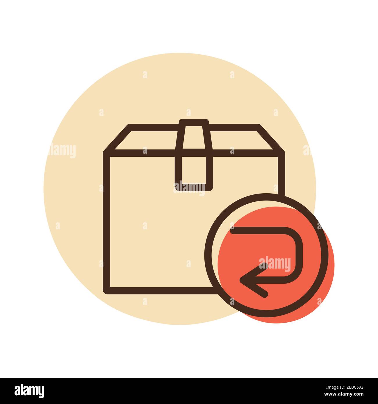 Return purchase icon. E-commerce sign. Graph symbol for your web site ...