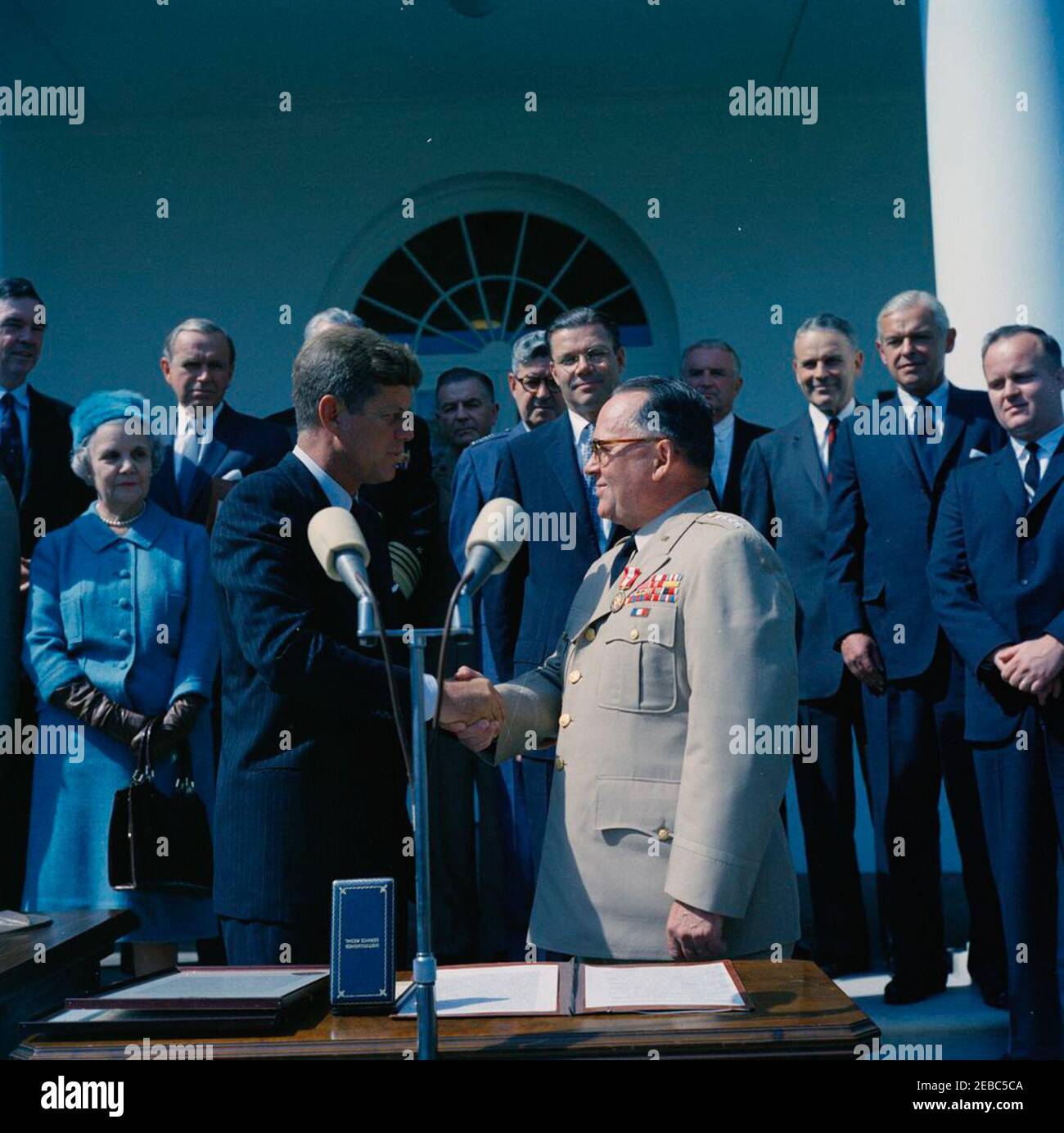 Presentation of the Distinguished Service Medal to Gen. George H ...