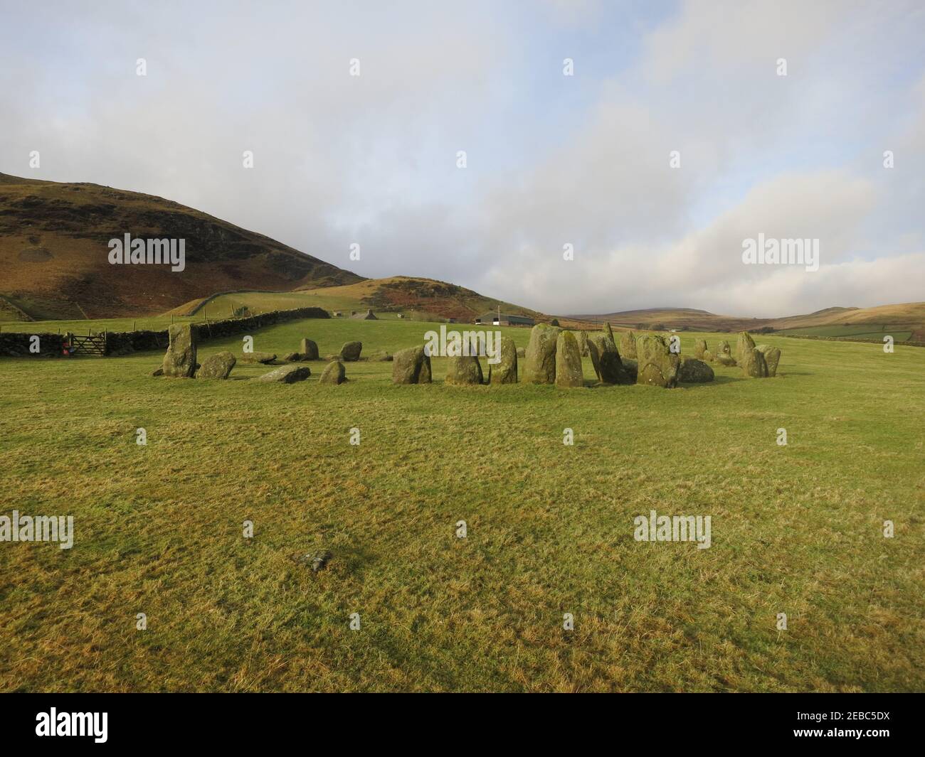 Swinside stone circle. 21 December 2012 end of the World Winter ...