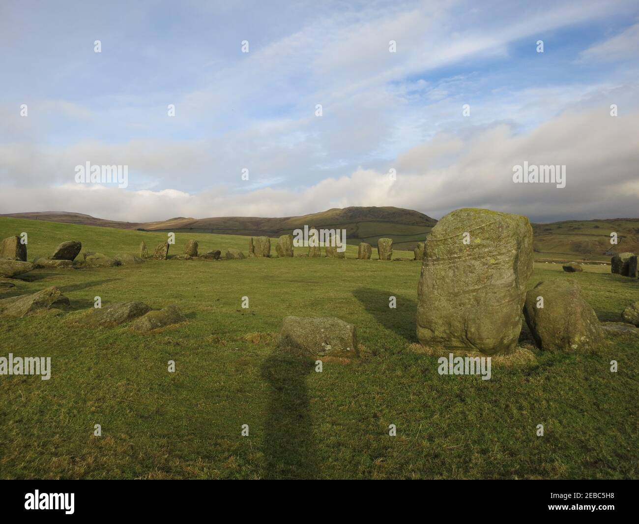 Swinside stone circle. 21 December 2012 end of the World Winter ...