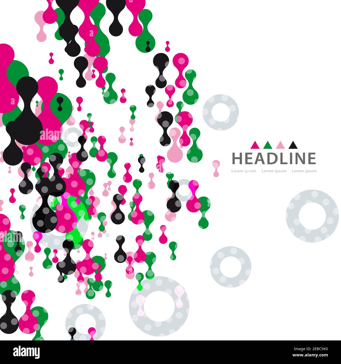 Colorful headline background template Stock Vector Image & Art - Alamy