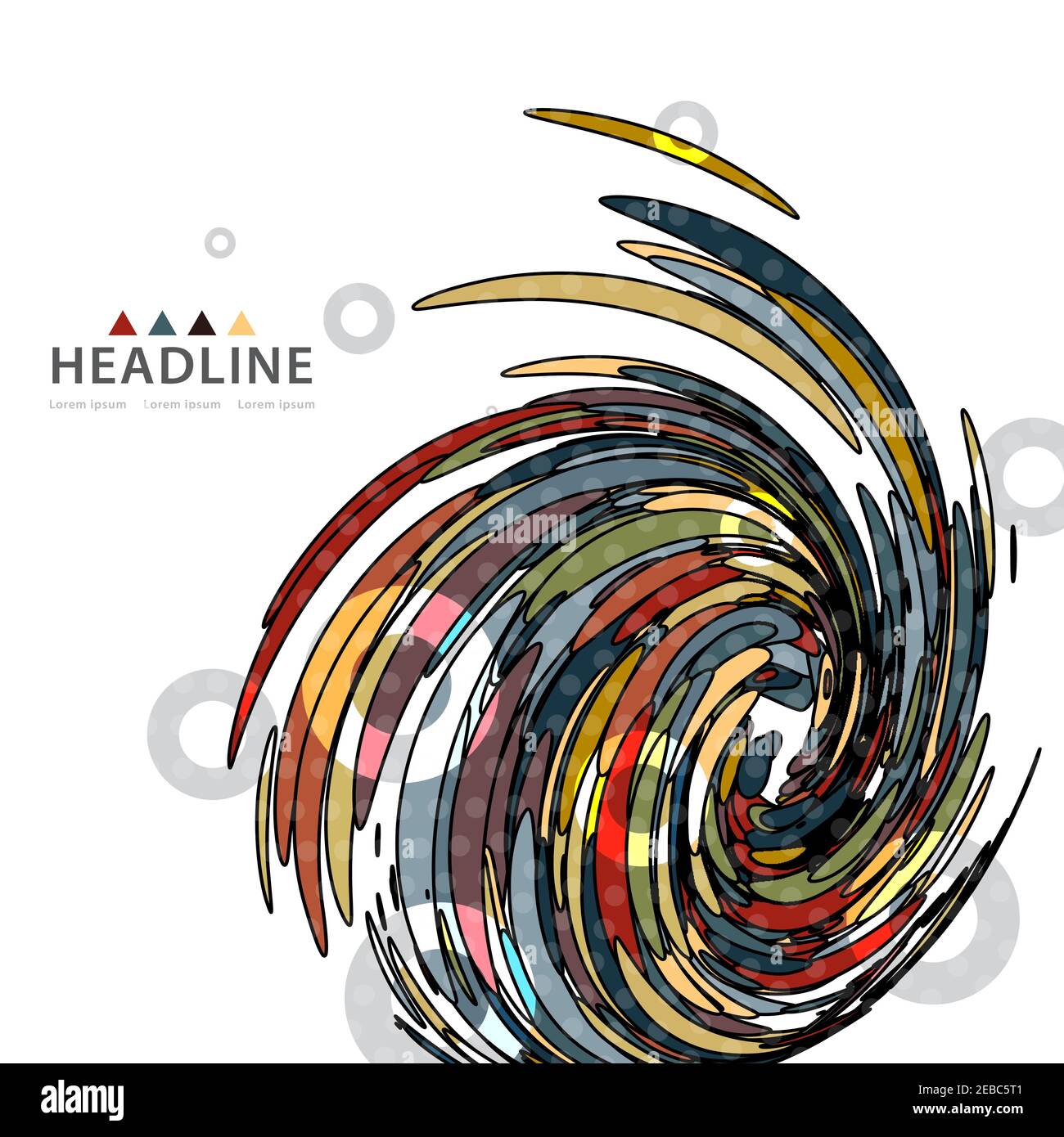 Colorful headline background template Stock Vector Image & Art - Alamy